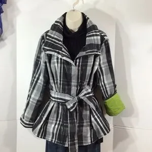 Puli | Jackets & Coats | Puli Bw Checked Lightweight Jacket 4 | Poshmark
